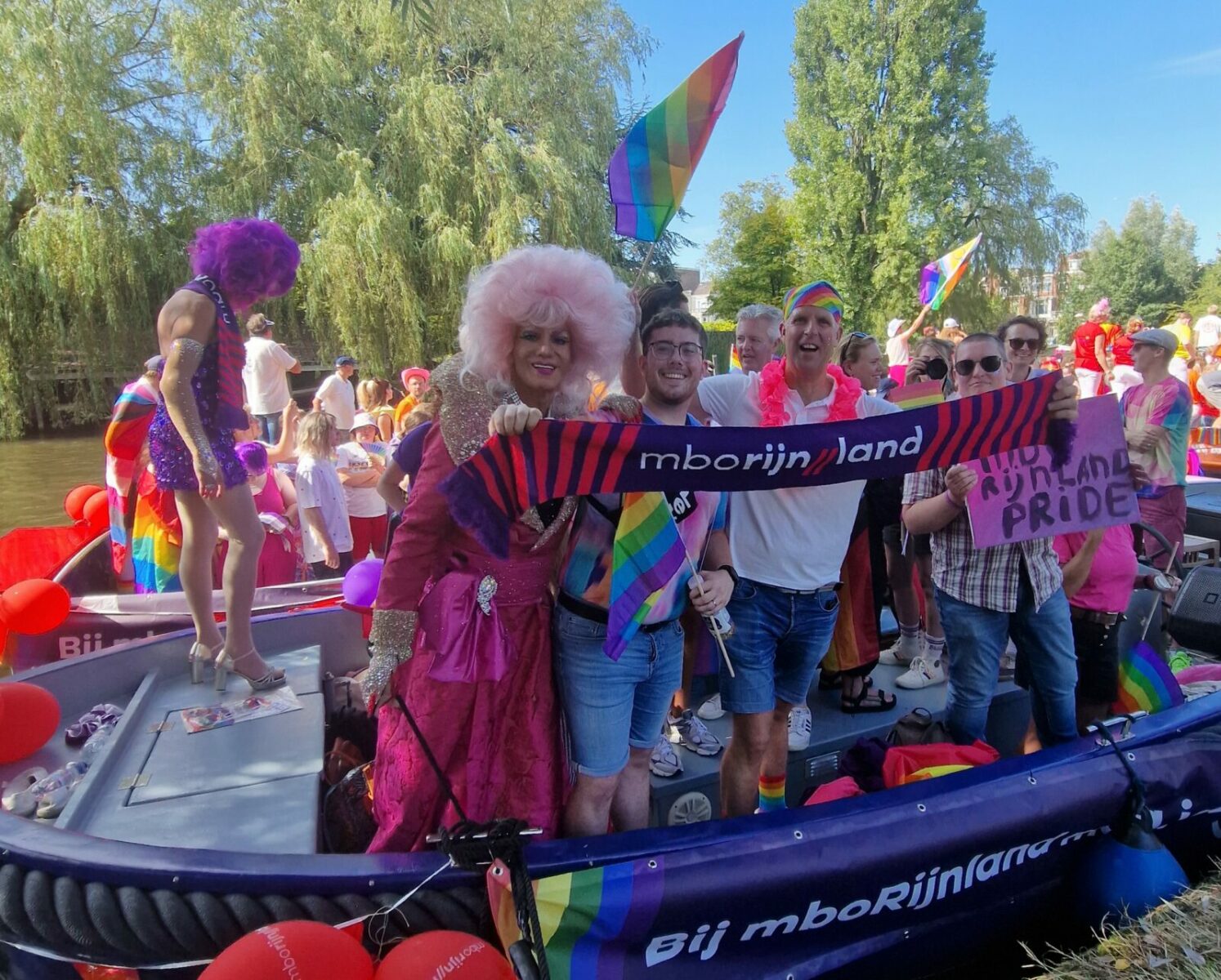 mboRijnland viert liefde, diversiteit en inclusie met twee boten bij ...