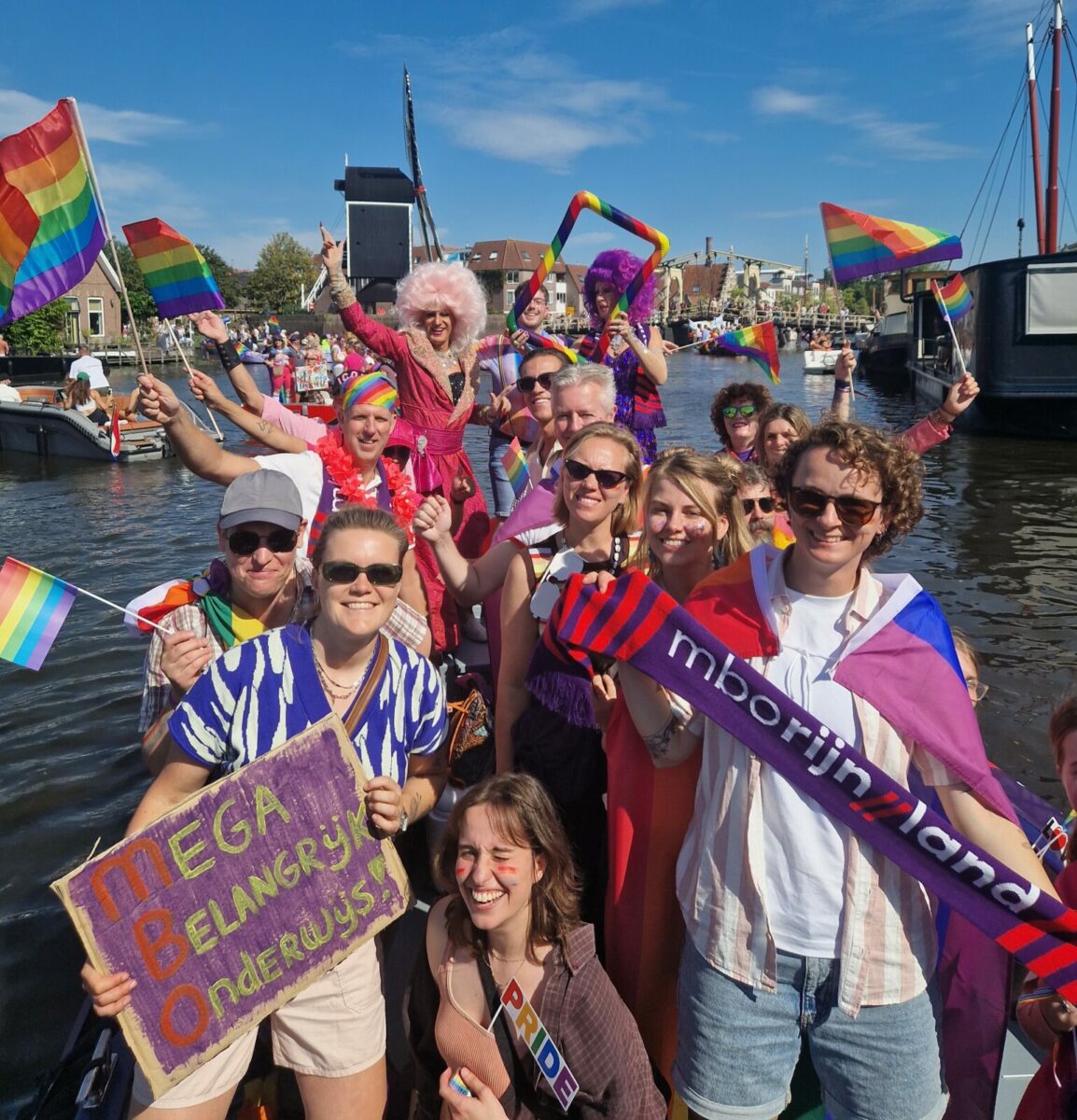 mboRijnland celebrates love, diversity and inclusion with two boats at ...