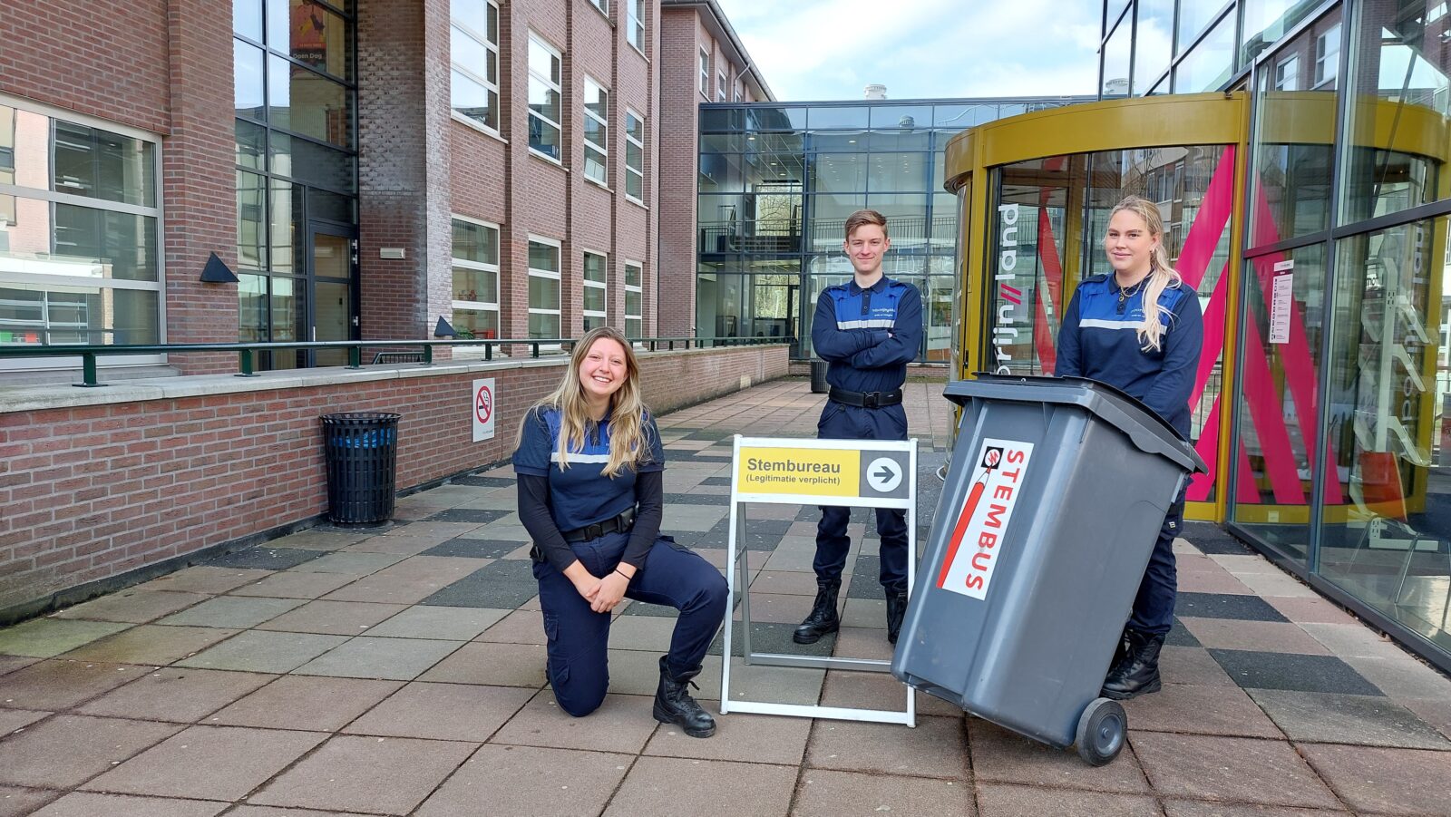 Students from mboRijnland assist as law enforcement officers and ...
