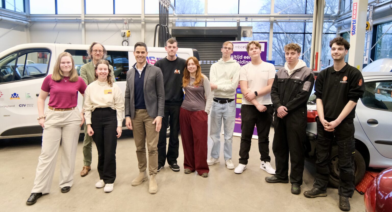 Rob Jetten krijgt ‘Smart City’-tour bij mboRijnland in Gouda | mboRijnland