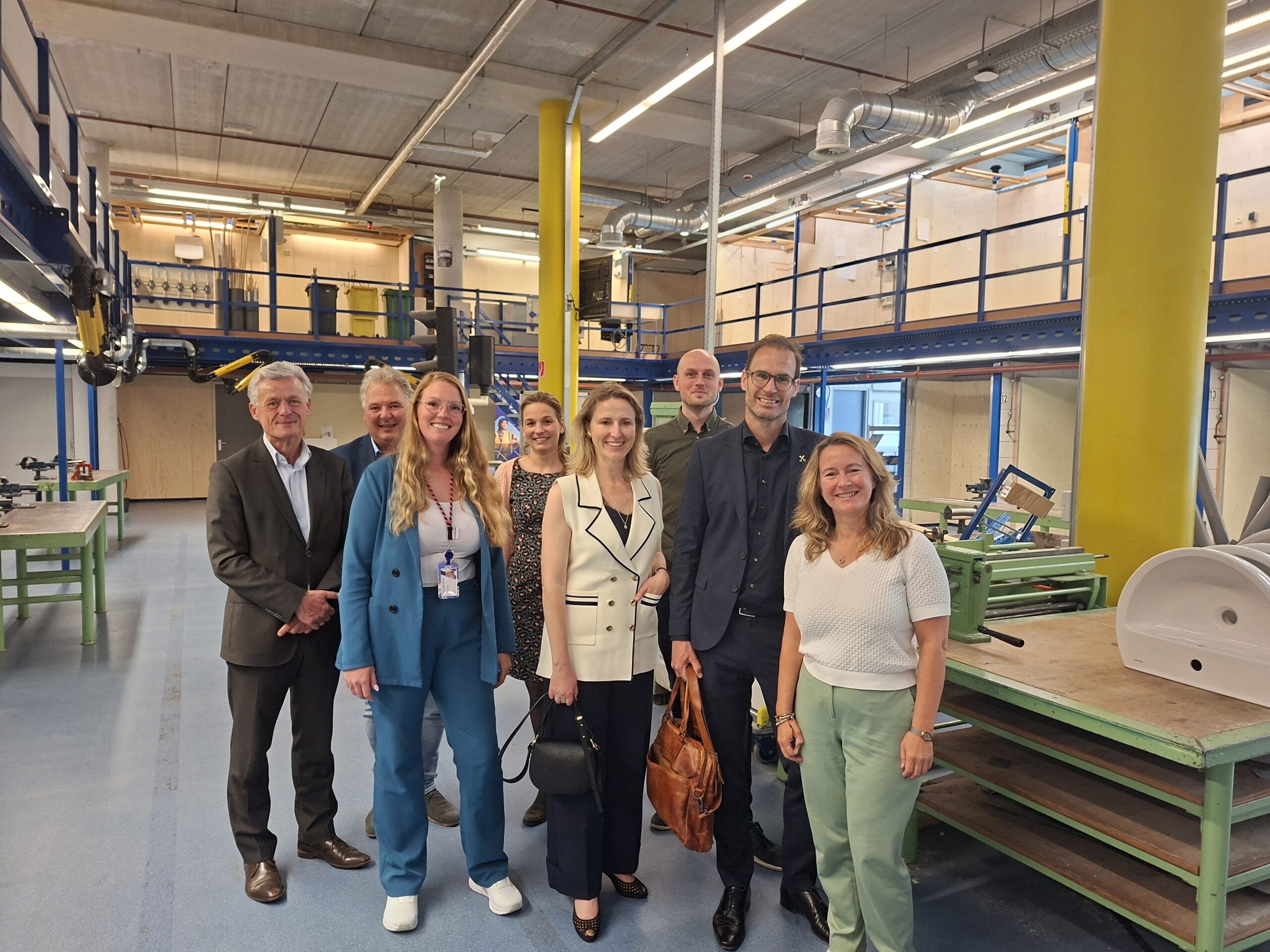 Working visit by the mayor and alderman Leiden to mboRijnland | mboRijnland